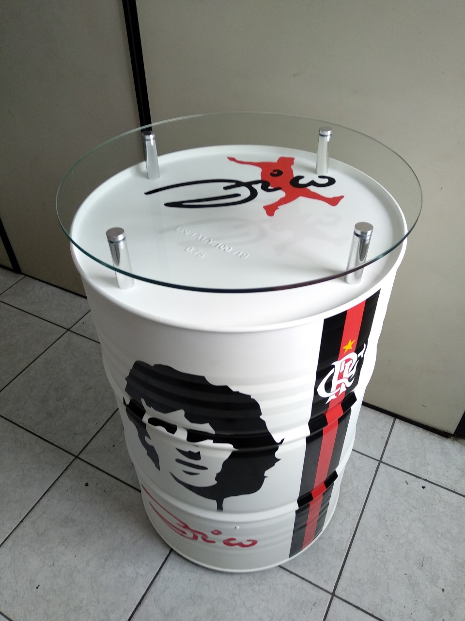 Tambor Metal 200l BAR Porta Traseira + Vidro Temperado - Tambor Garage ...