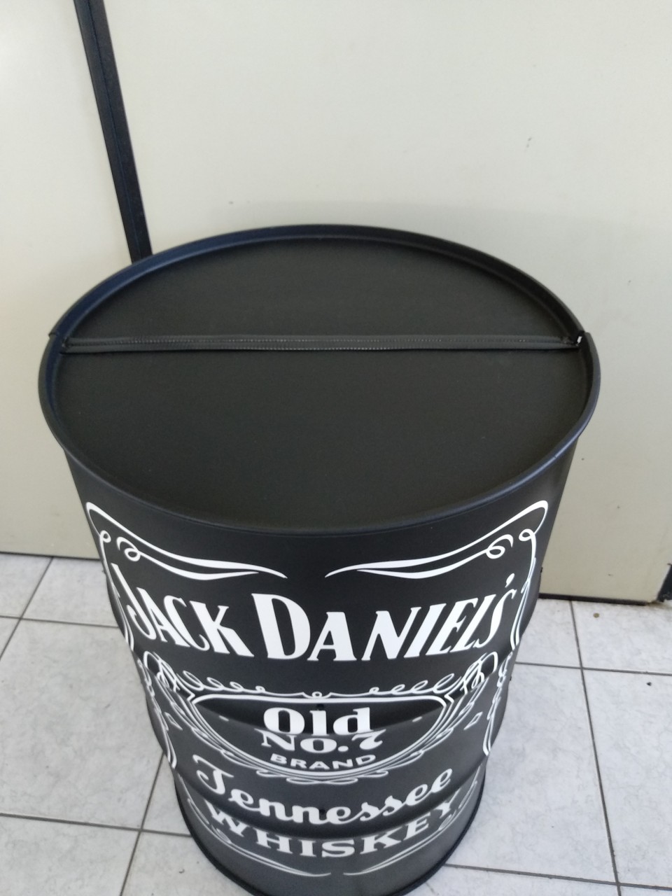 Tambor Metal 200l BAR Armário c/ Abertura 180º Dupla Adesivagem ...