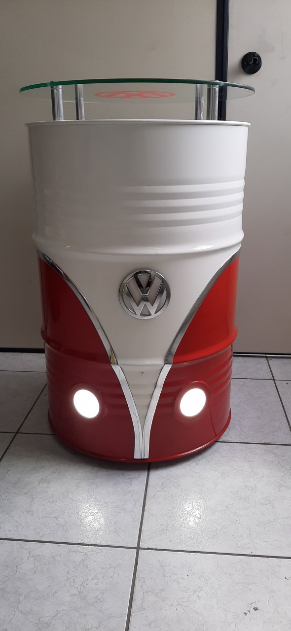 Tambor Metal 200l Kombi c/ Vidro Temperado - Tambor Garage (Fonseca Ind ...