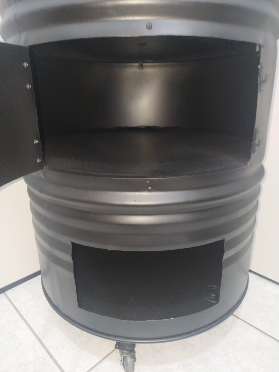 Tambor Metal Churrasqueira 2 em 1 Forno de Pizza - Tambor Garage ...