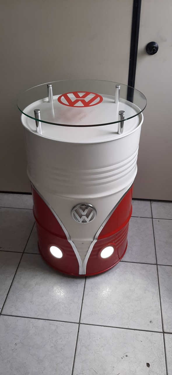 Tambor Metal 200l Kombi c/ Vidro Temperado - Tambor Garage (Fonseca Ind ...